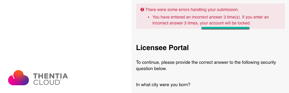 Unlocking Portal User Accounts from the Workbench – Thentia